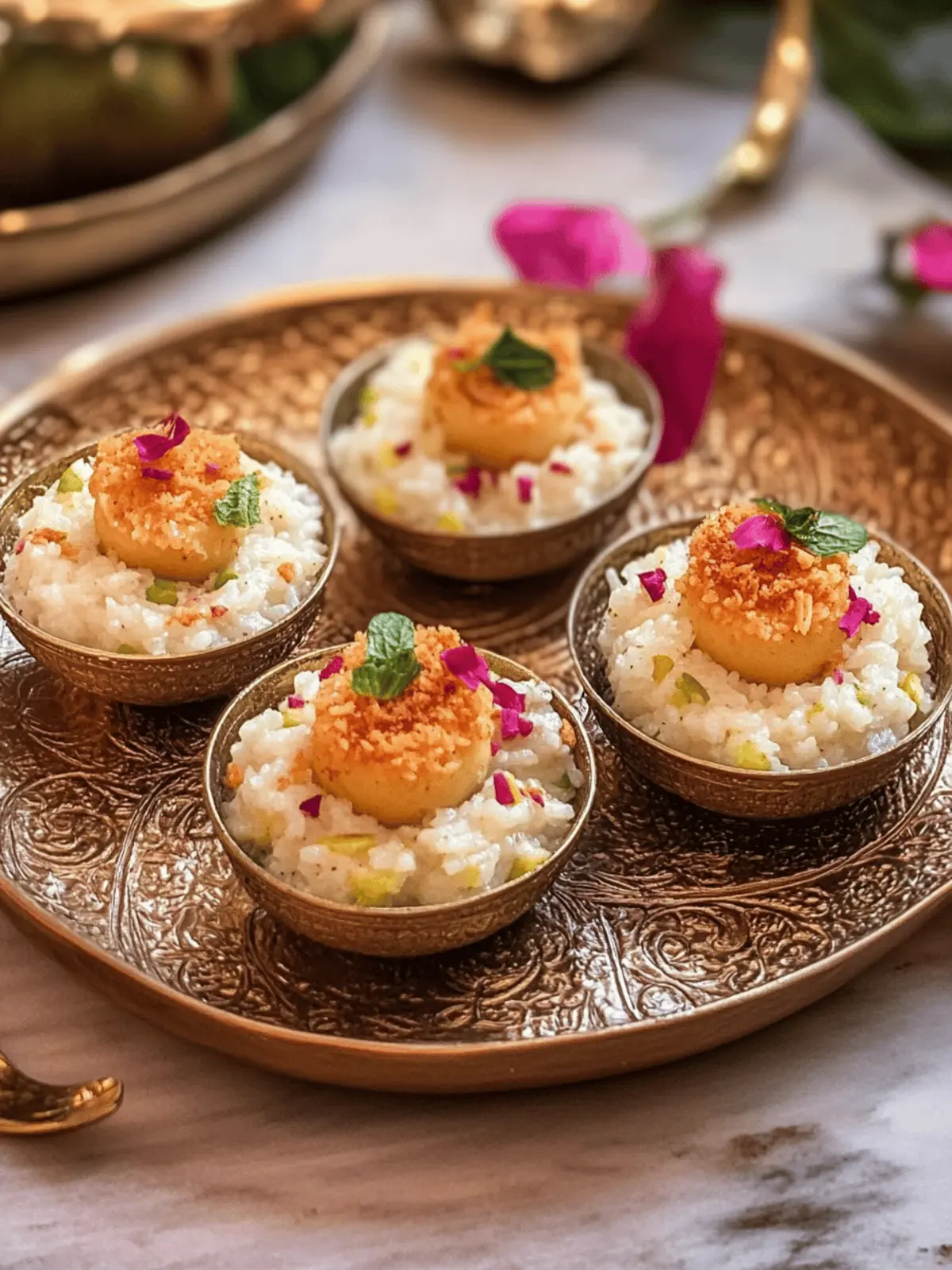 Irresistible Custard Apple Rice Pudding Cups for a Festive Delight