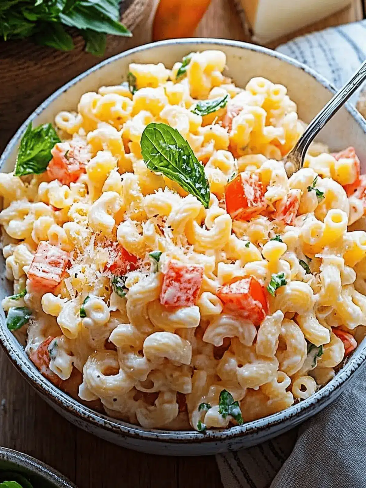 Tangy Pasta Mix: The Ultimate Creamy Macaroni Salad Delight