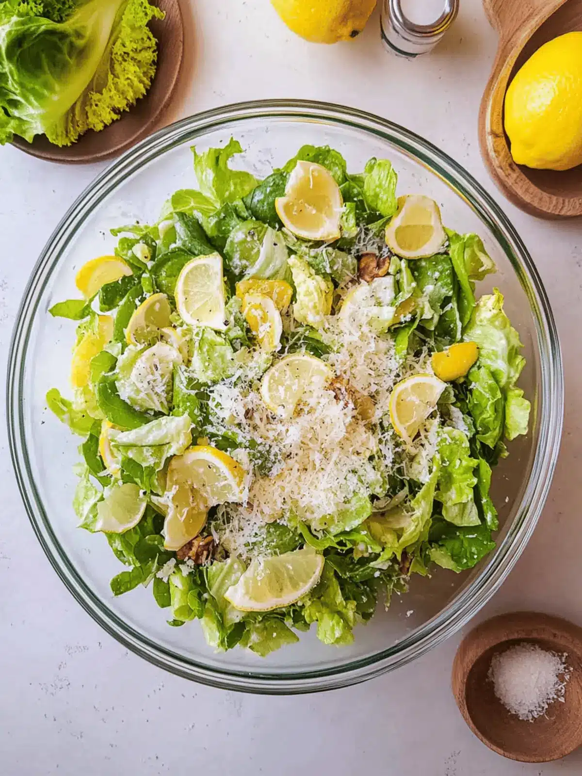 Irresistible Lemon Parmesan Salad for a Refreshing Bite
