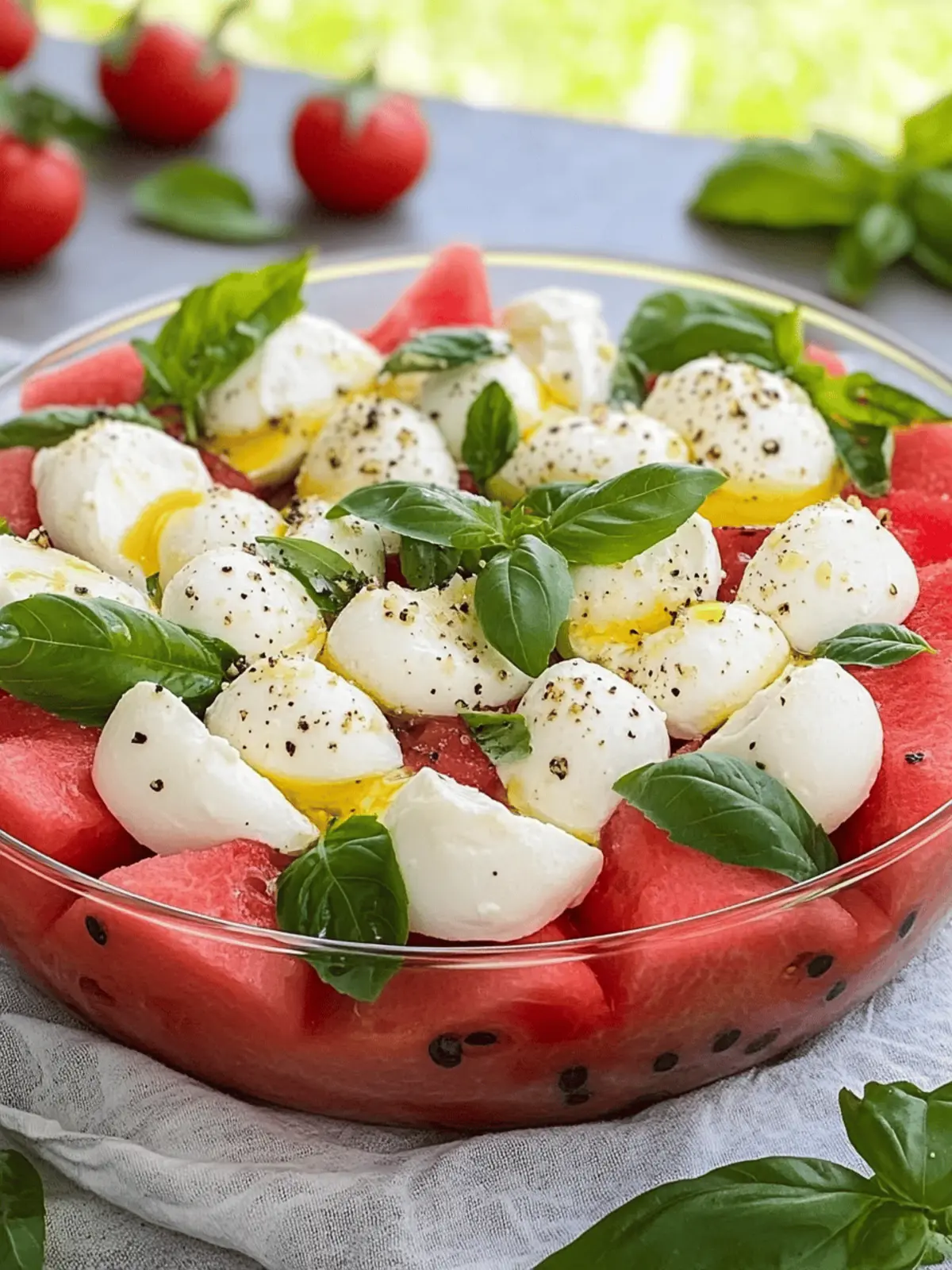 Ultimate Watermelon Caprese Delight: A Delicious Summer Salad