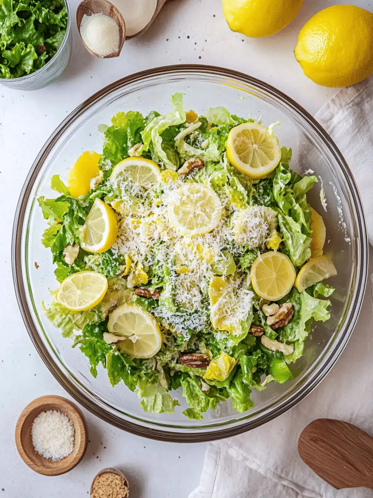 Irresistible Lemon Parmesan Salad for a Refreshing Bite