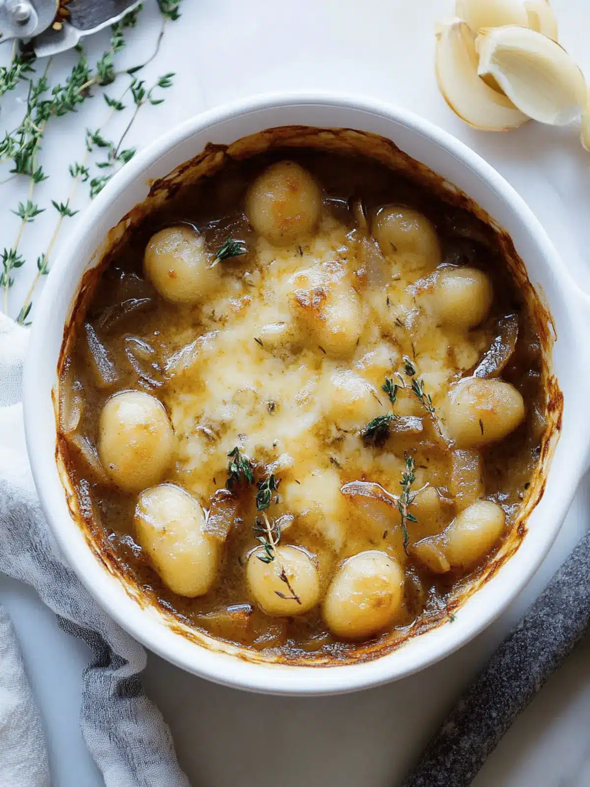 Ultimate Baked French Onion Gnocchi: Delicious Comfort Food