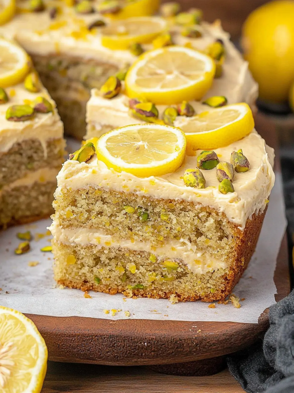 Delicious Lemon Pistachio Cake for Your Spring Celebration