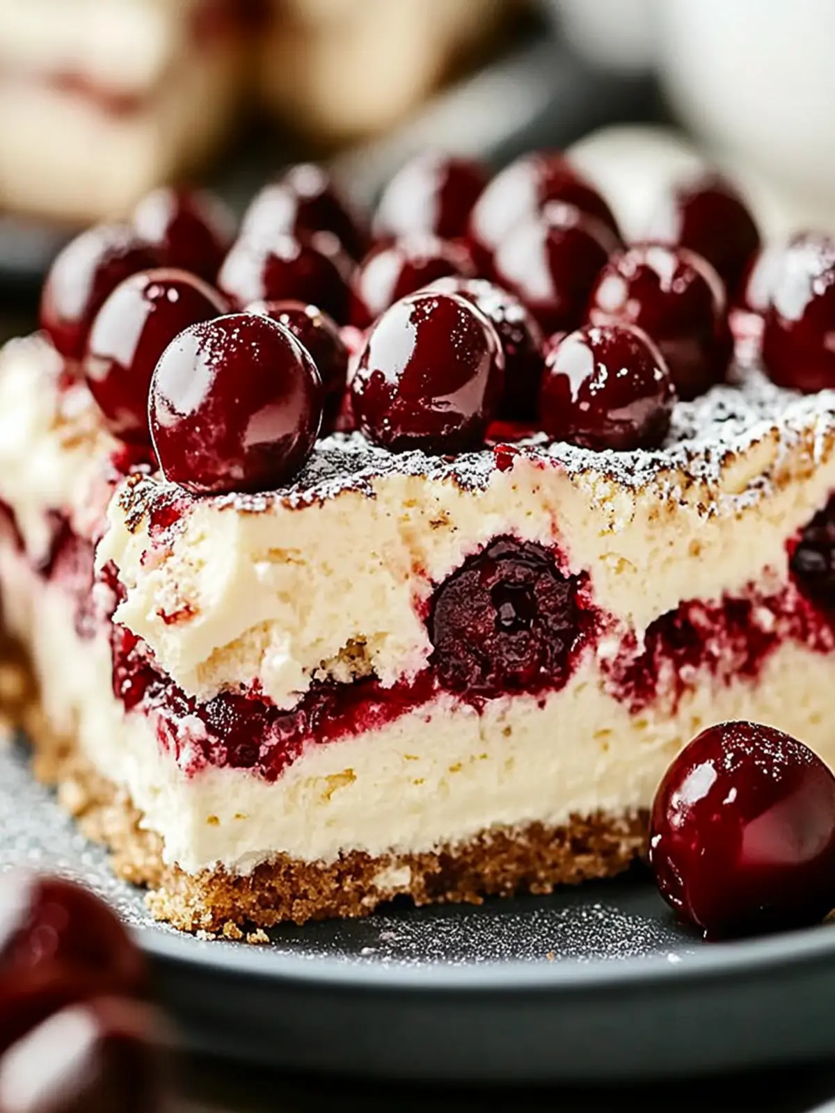 Irresistible Cherry Amaretto Tiramisu: A No-Bake Delight