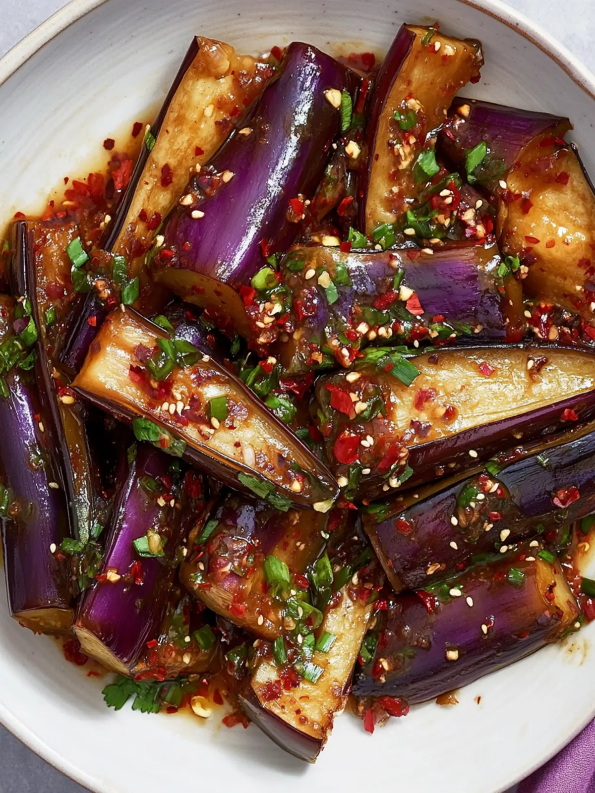 Irresistible Chinese-Style Spicy Eggplant Salad for Every Palate