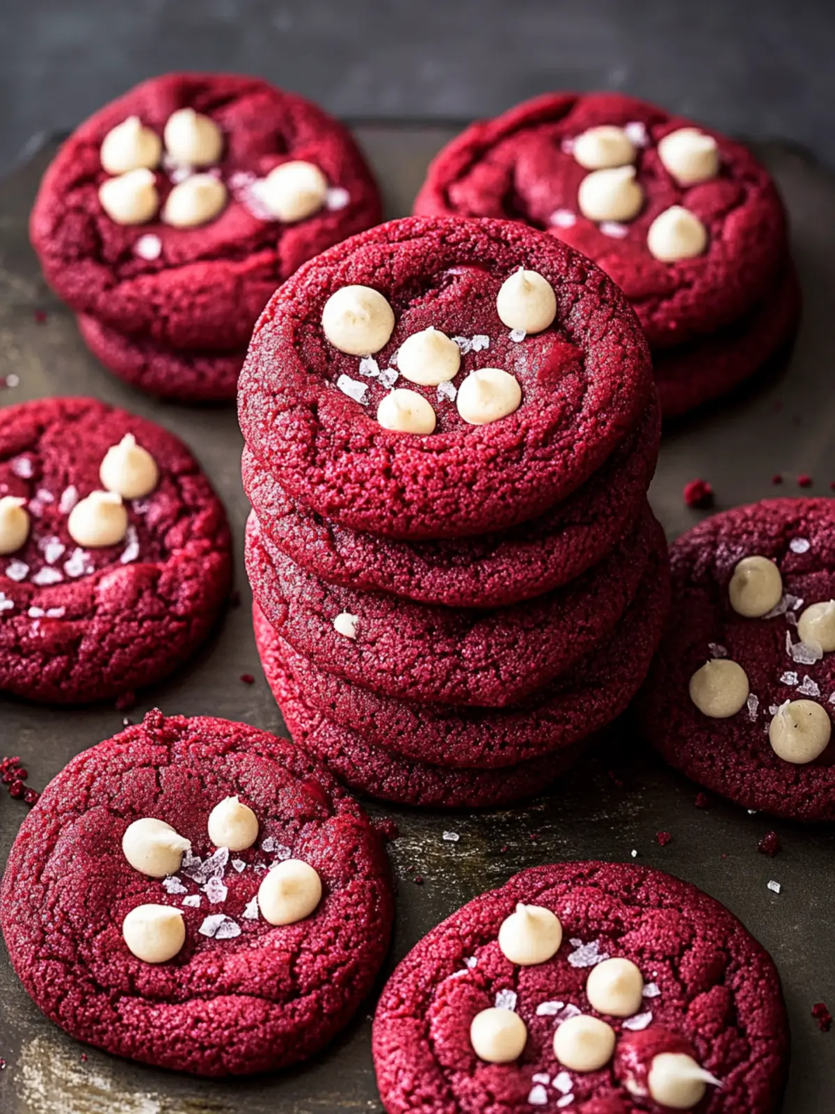 Easy Chewy Red Velvet Cookies with Irresistible White Chocolate