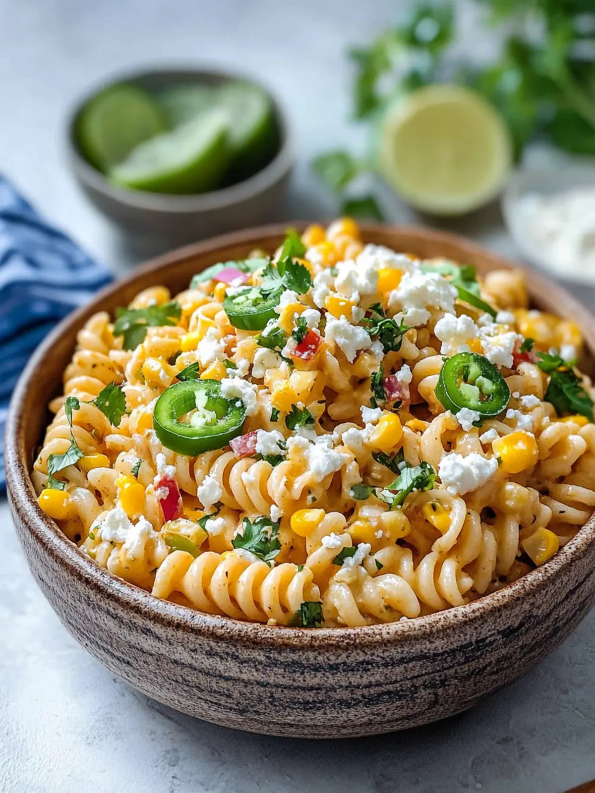 Irresistible Mexican Street Corn Pasta Salad: A Delicious Summer Dish